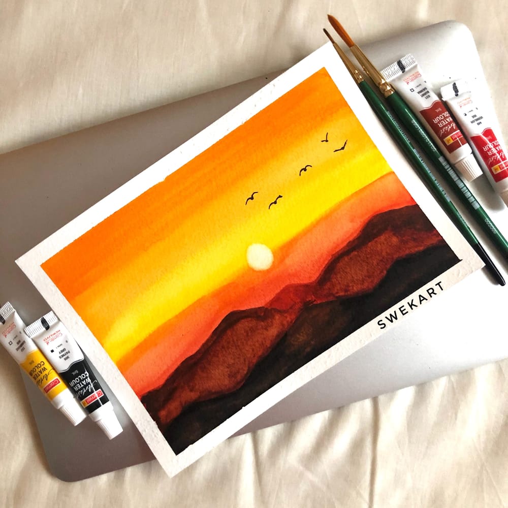 30 days watercolour challenge with Zaneena | Skillshare Student Project