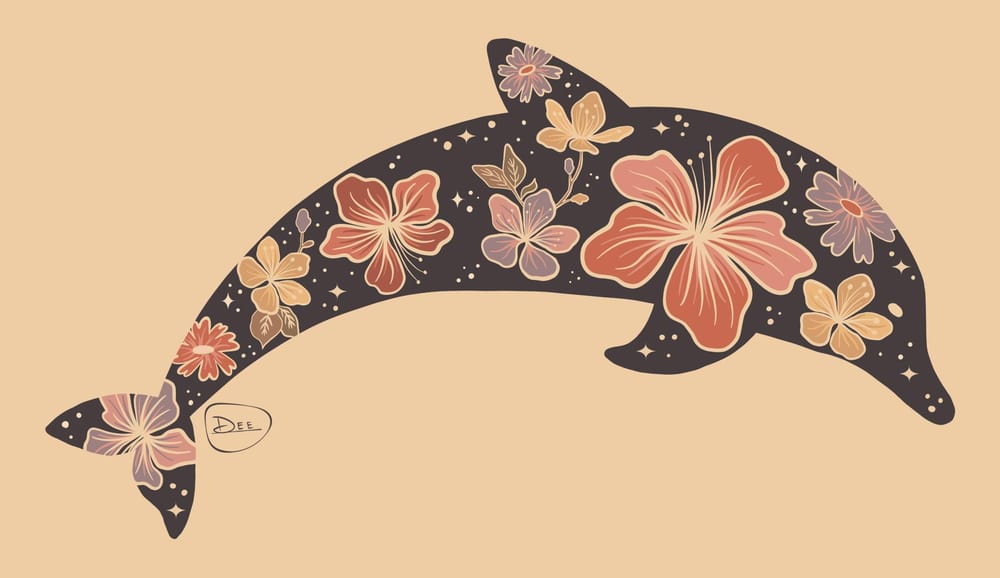 Floral Animal Silhouettes | Skillshare Student Project