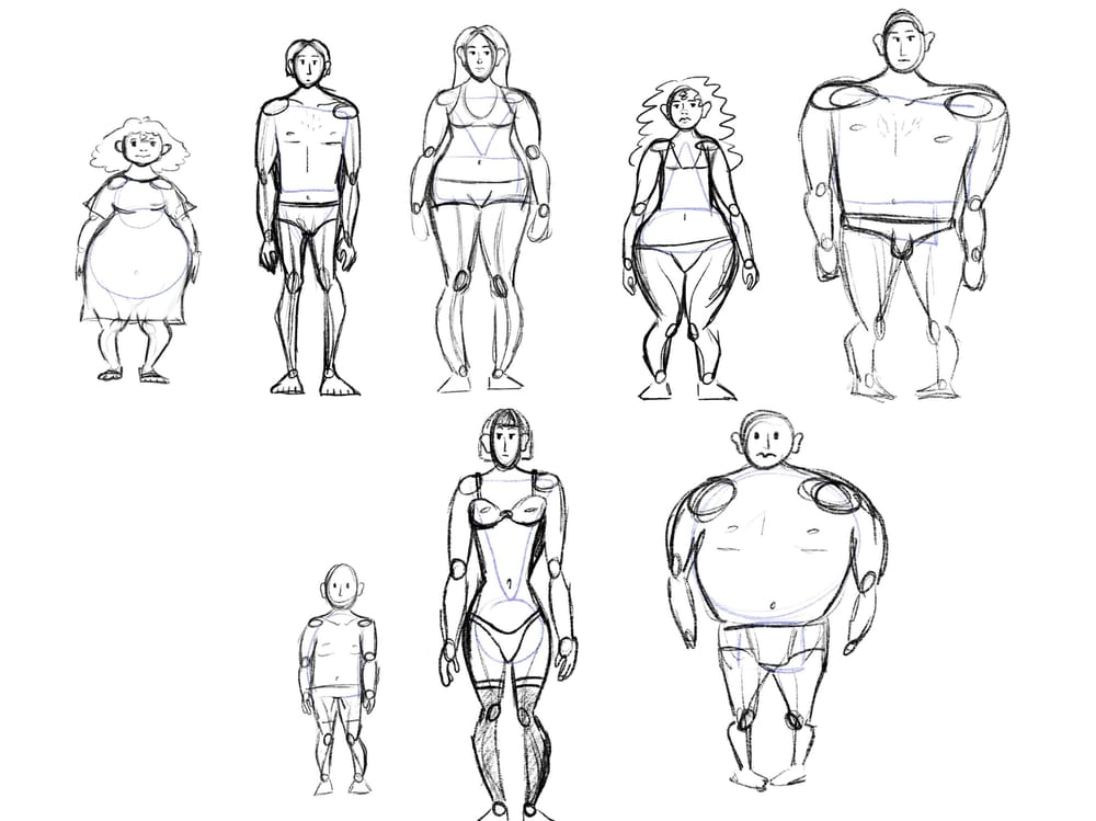 Dynamic character poses | Skillshare Student Project