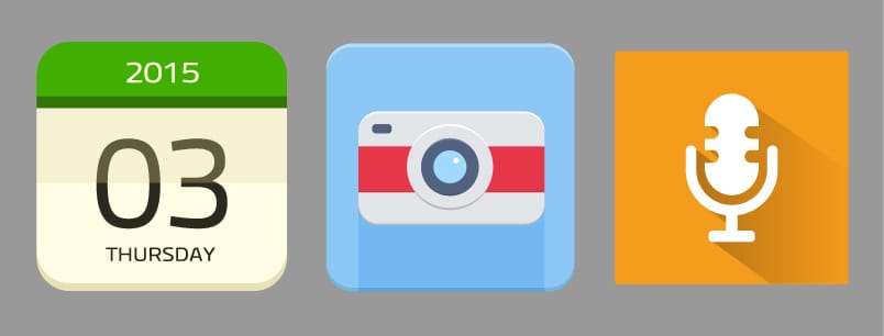 My flat icons | Skillshare Student Project