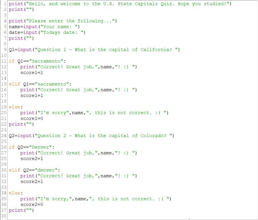 My Quiz Project | Skillshare Student Project