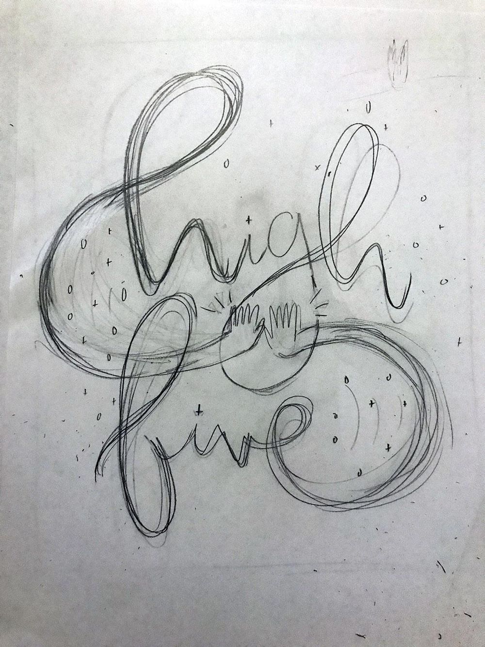 High Five Lettering | Skillshare Student Project