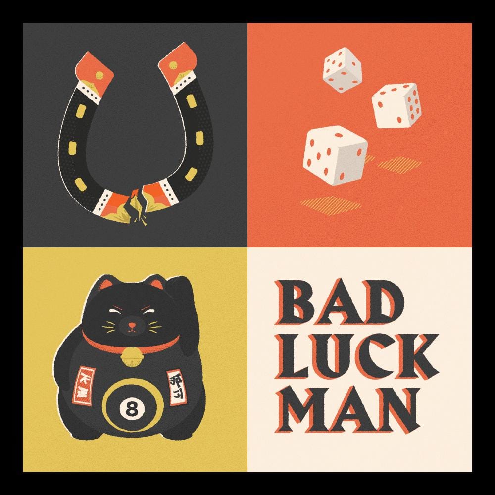 Bad Luck illustrations patterns | Skillshare Student Project