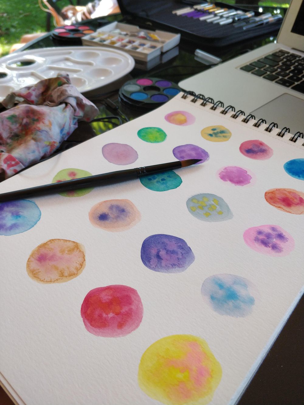 Color mixing practice | Skillshare Student Project