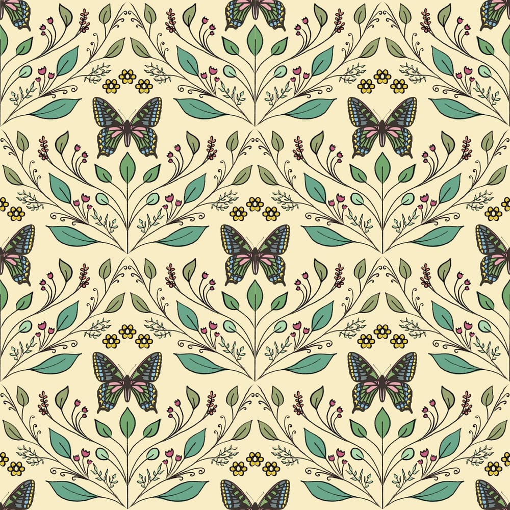 Repeat butterfly pattern | Skillshare Student Project