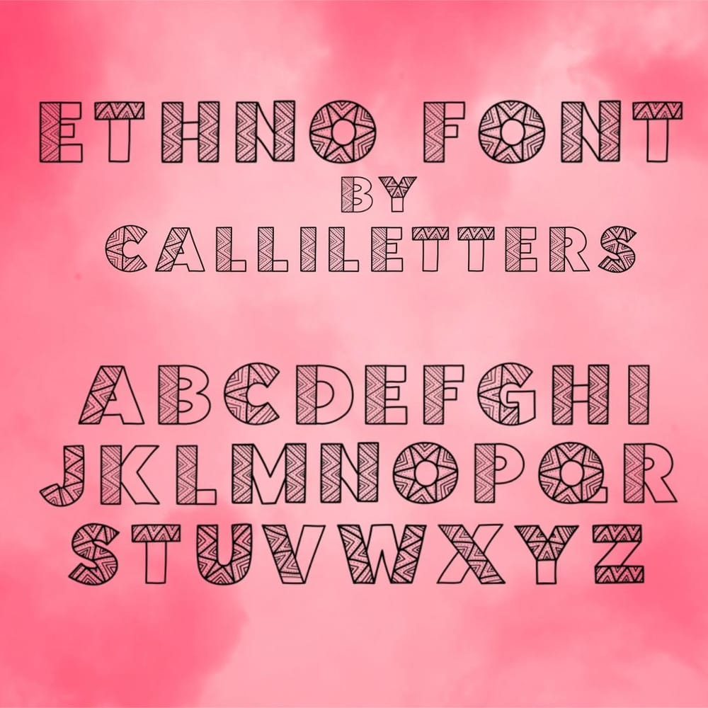 Introducing my fonts Wendy and Ethno | Skillshare Student Project