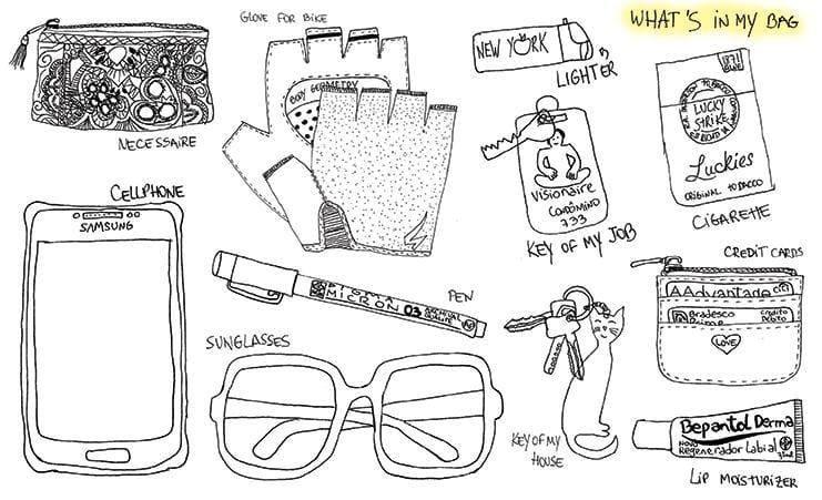 Stuff I have in my bag | Skillshare Student Project