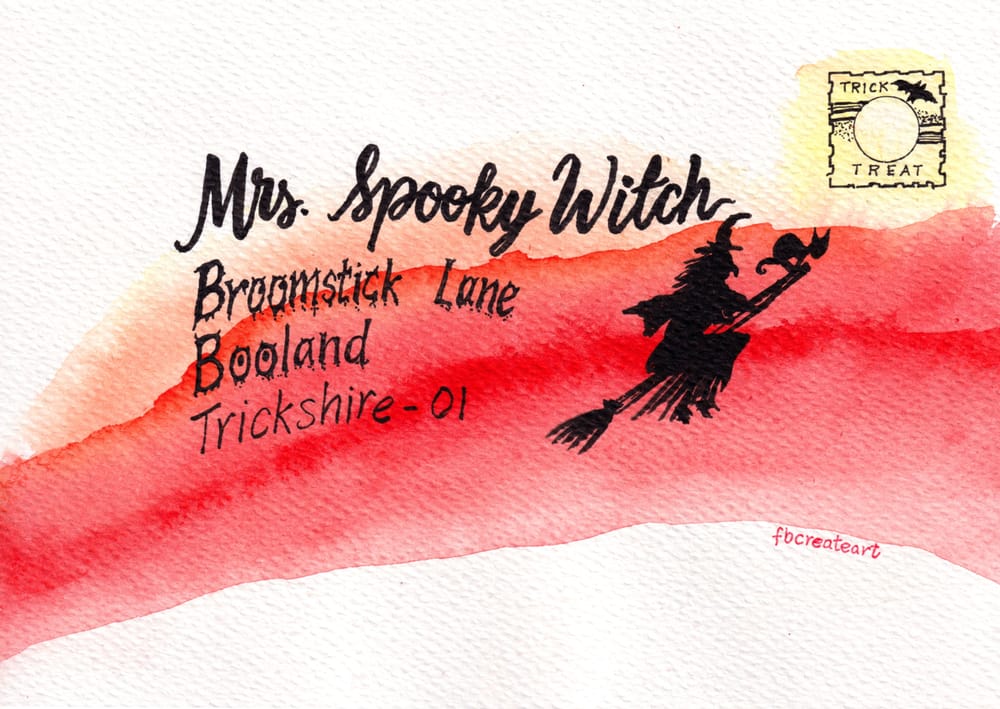 Spooky Envelope | Skillshare Student Project