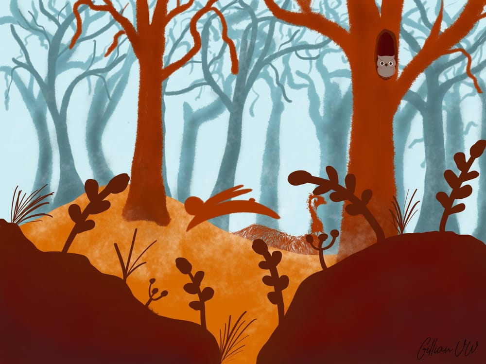 Forest scene | Skillshare Student Project