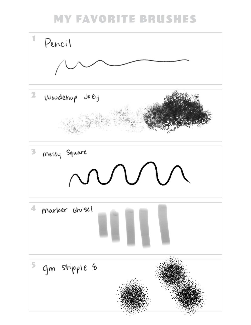 My Digital Brush Experiments | Skillshare Student Project