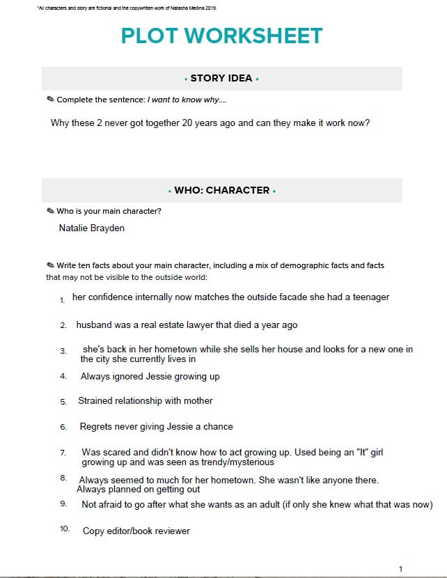 Short Story Worksheet & Drafts | Skillshare Student Project