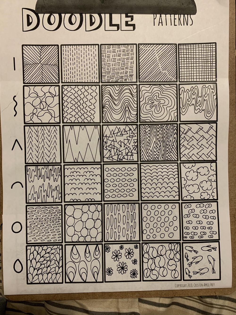 Doodle worksheet | Skillshare Student Project