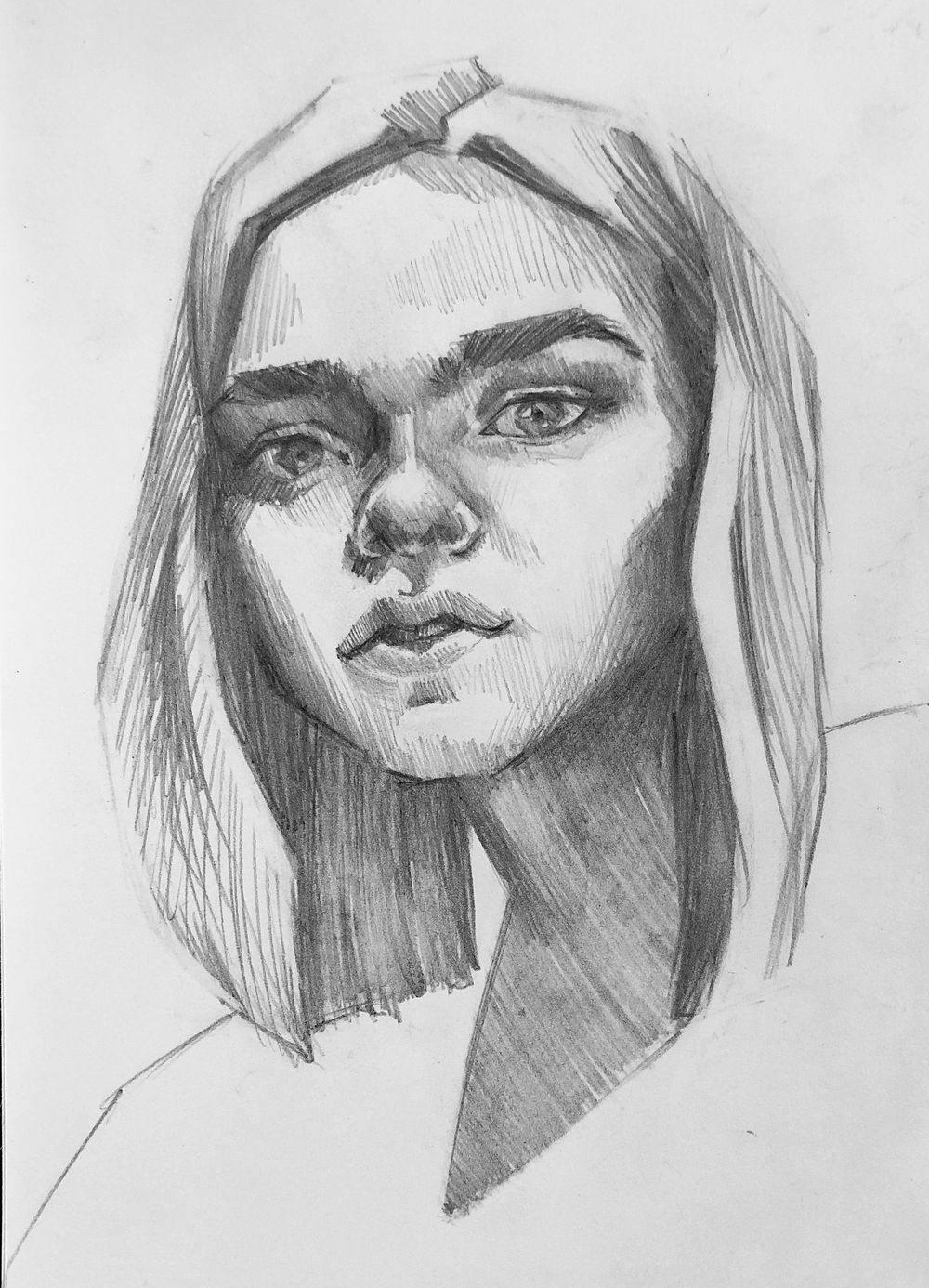 Graphite Portrait Study | Skillshare Student Project