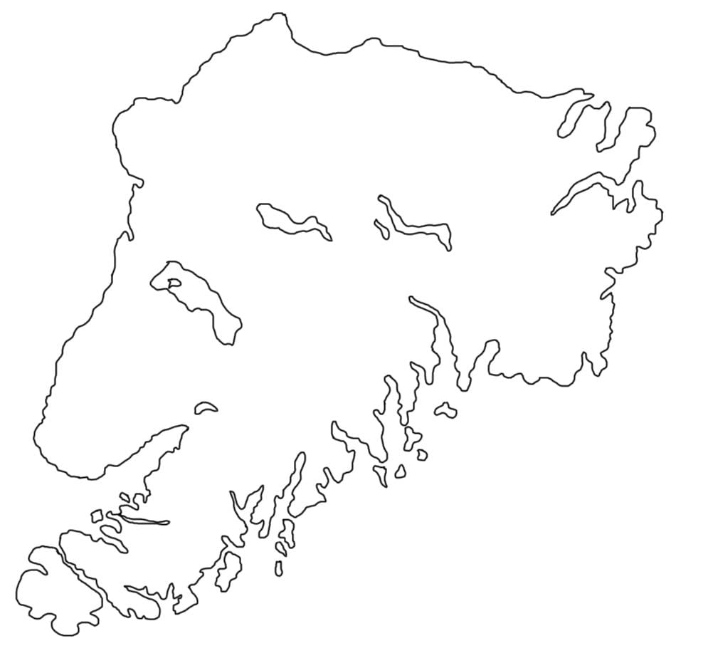 Map of Alaska | Skillshare Student Project