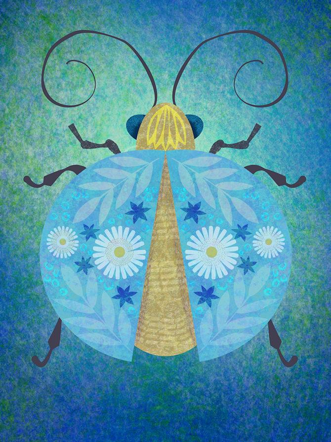 Folk art insect | Skillshare Student Project