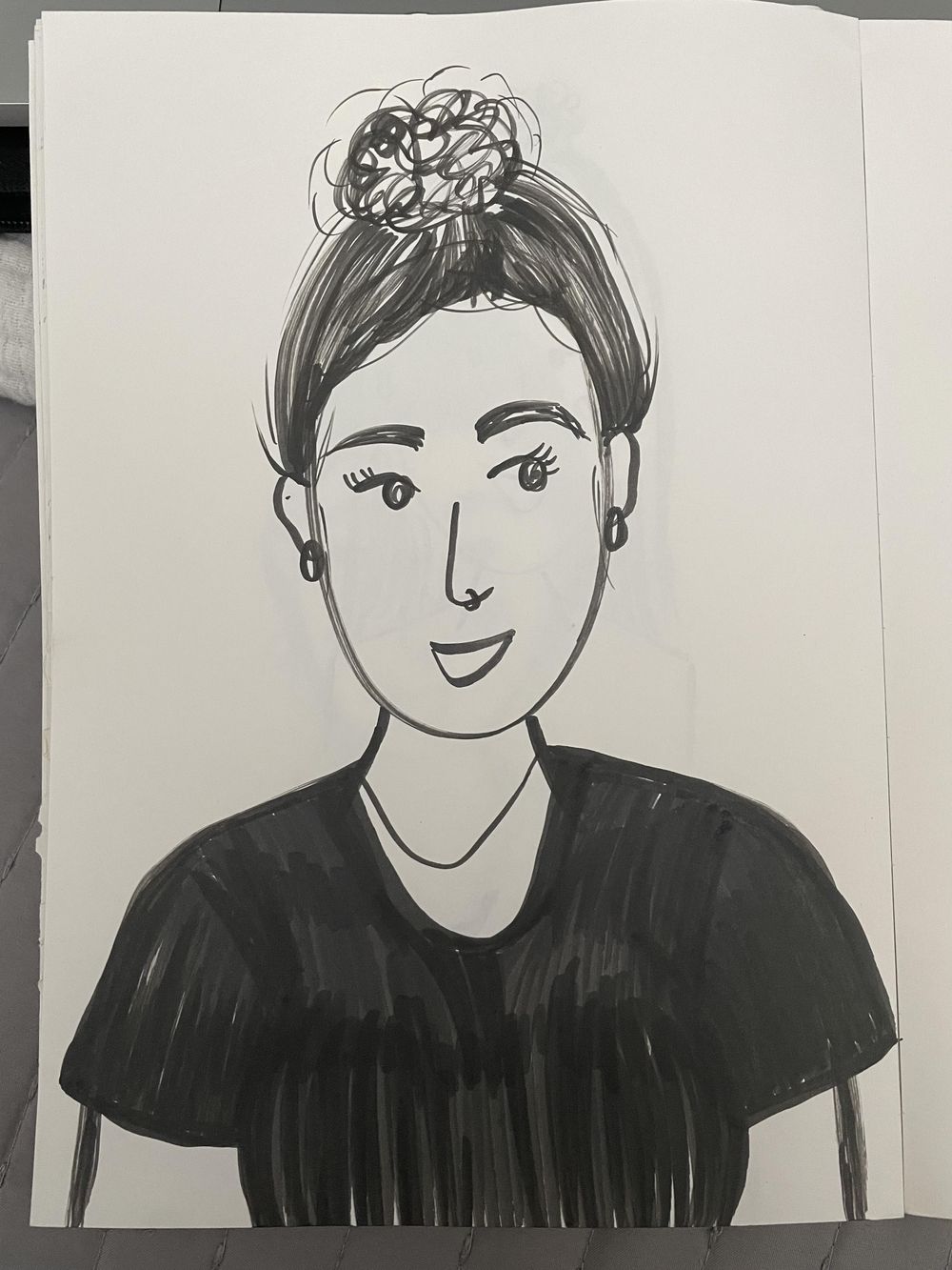 Simplistic Self Portraits | Skillshare Student Project