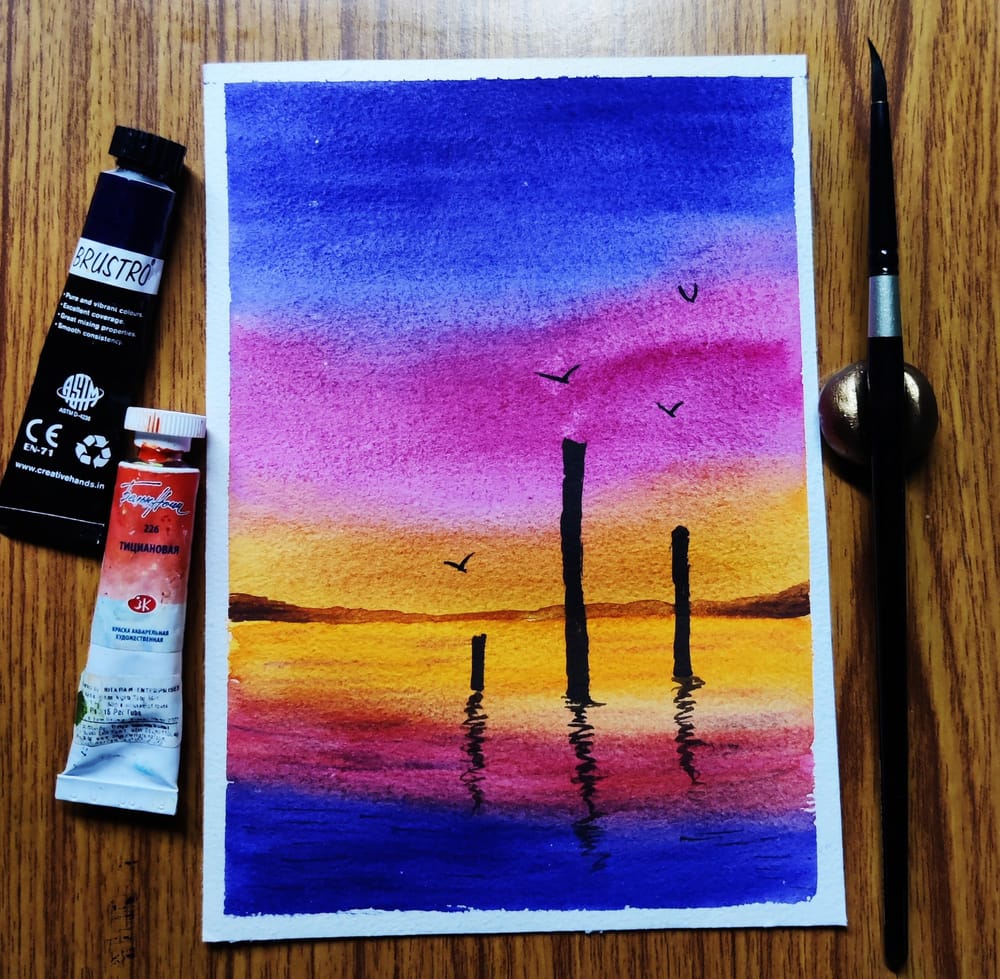 Sunset & Silhouette Challenge with Z | Skillshare Student Project