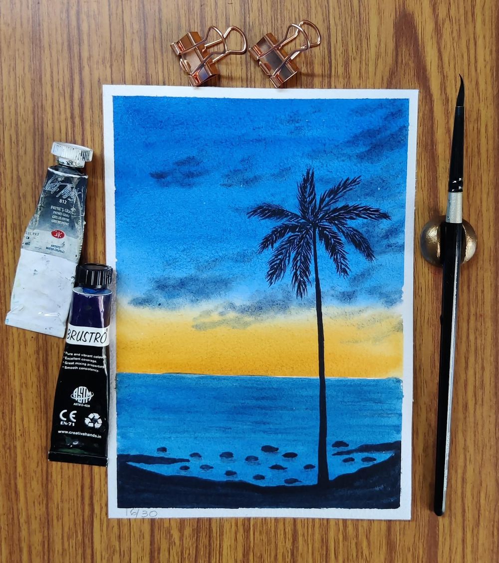 Sunset & Silhouette Challenge with Z | Skillshare Student Project