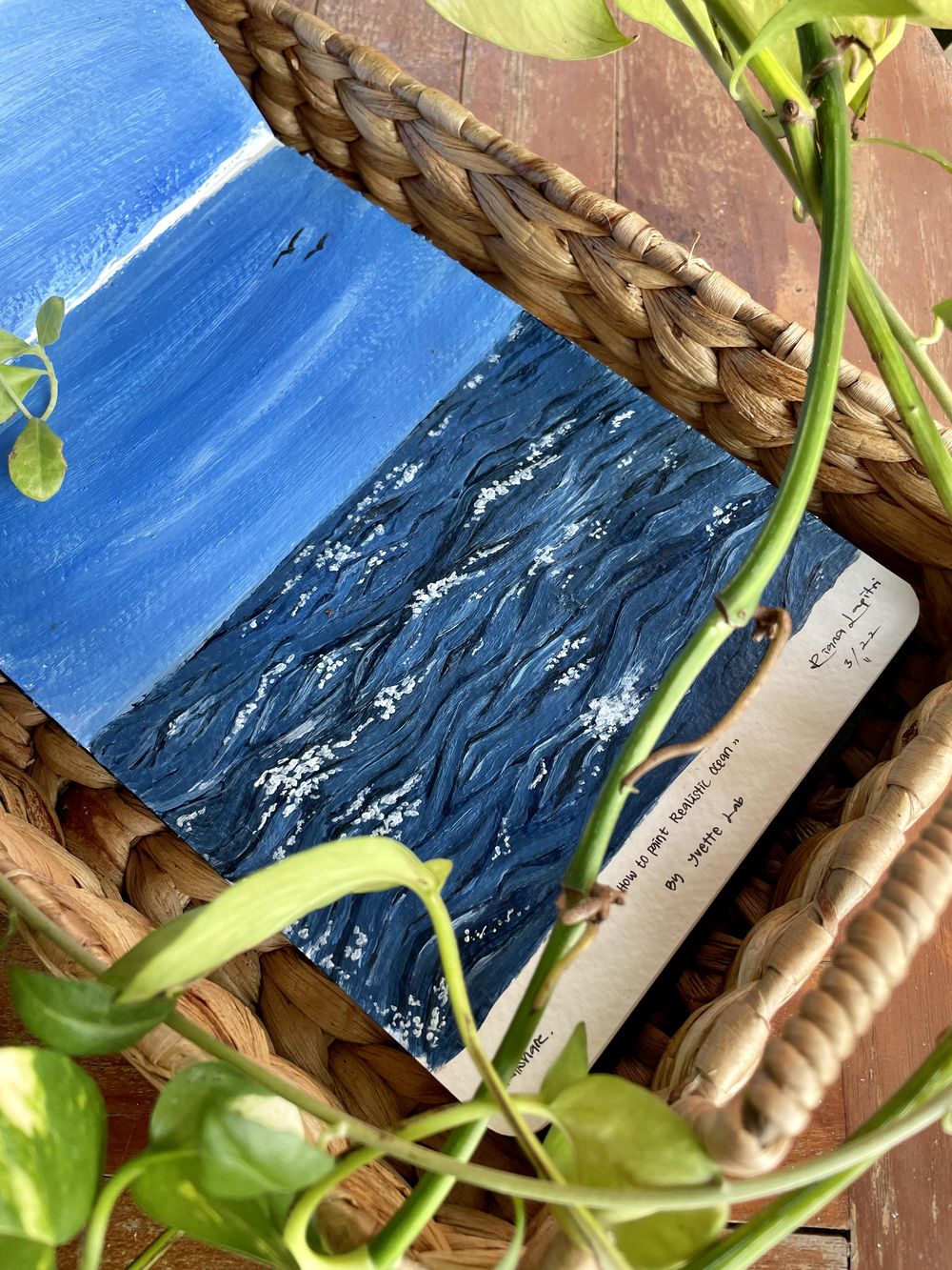 How to Paint Realistic Water: Ocean Painting with Yvette Lab ...