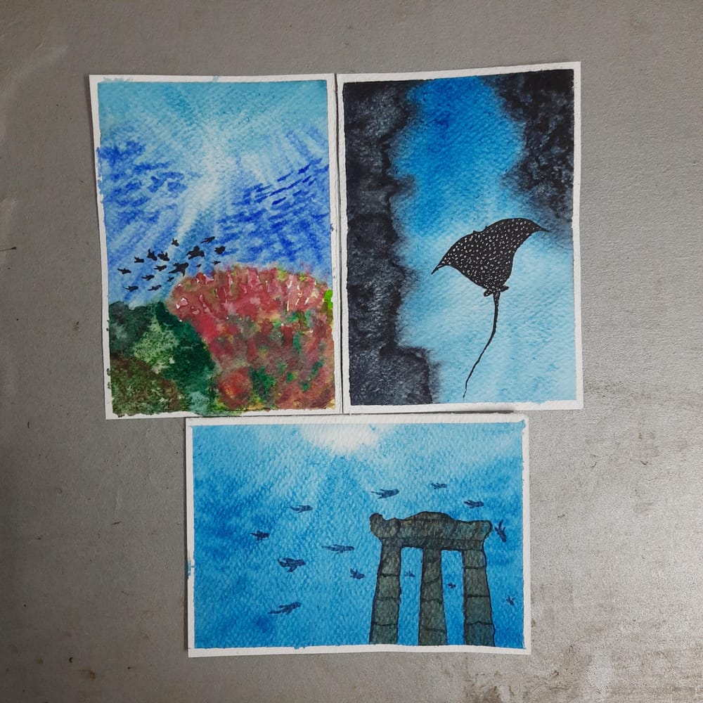 5 Days of Underwater Exploration with Watercolors | Skillshare Student Project