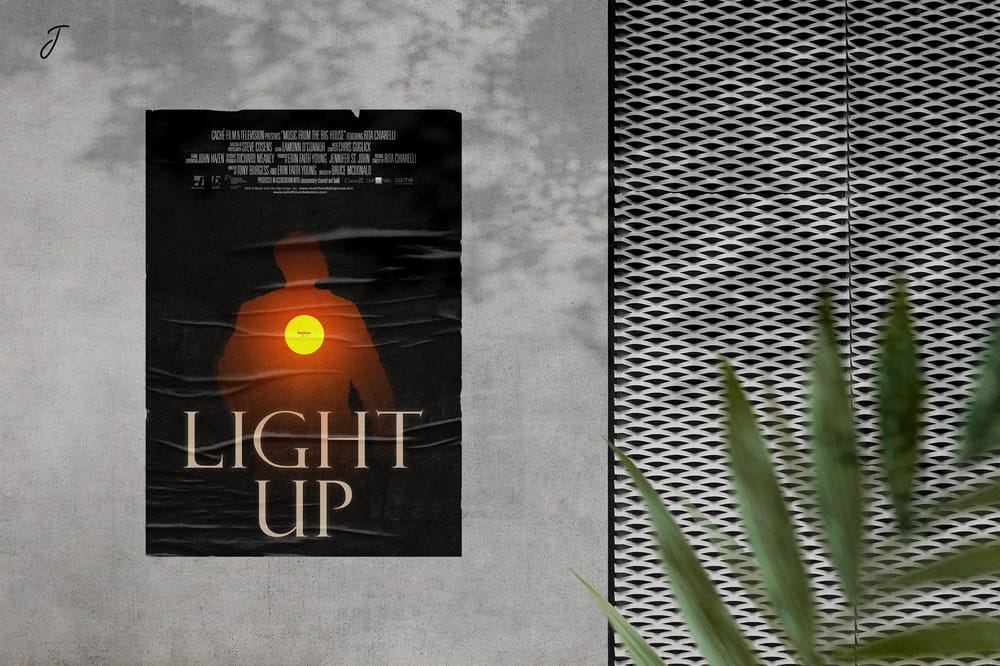 Light Up movie poster | Skillshare Student Project