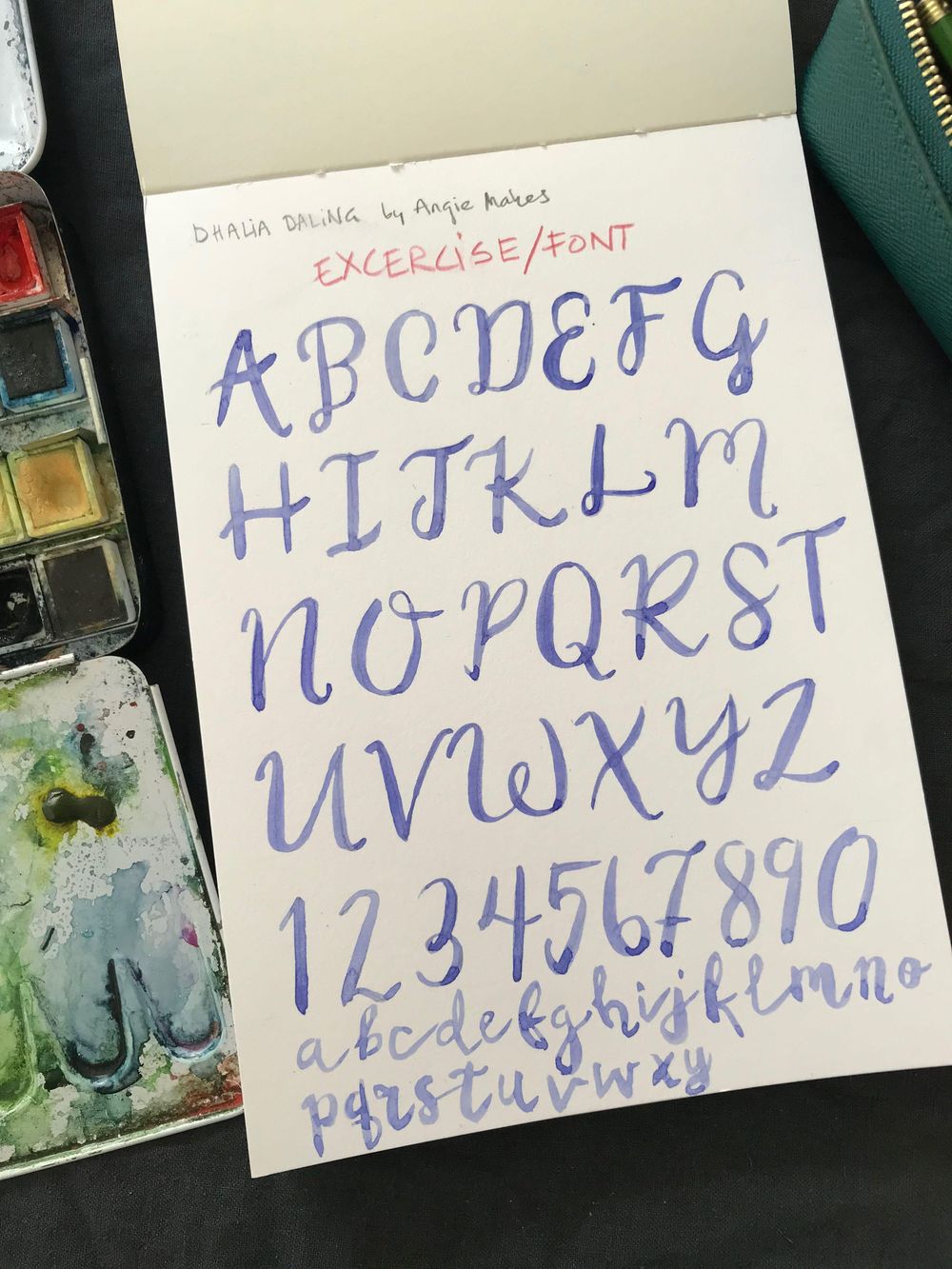 Lettering excercise | Skillshare Student Project