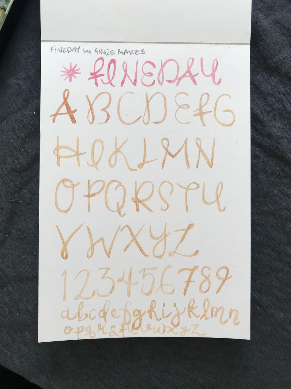 Lettering excercise | Skillshare Student Project