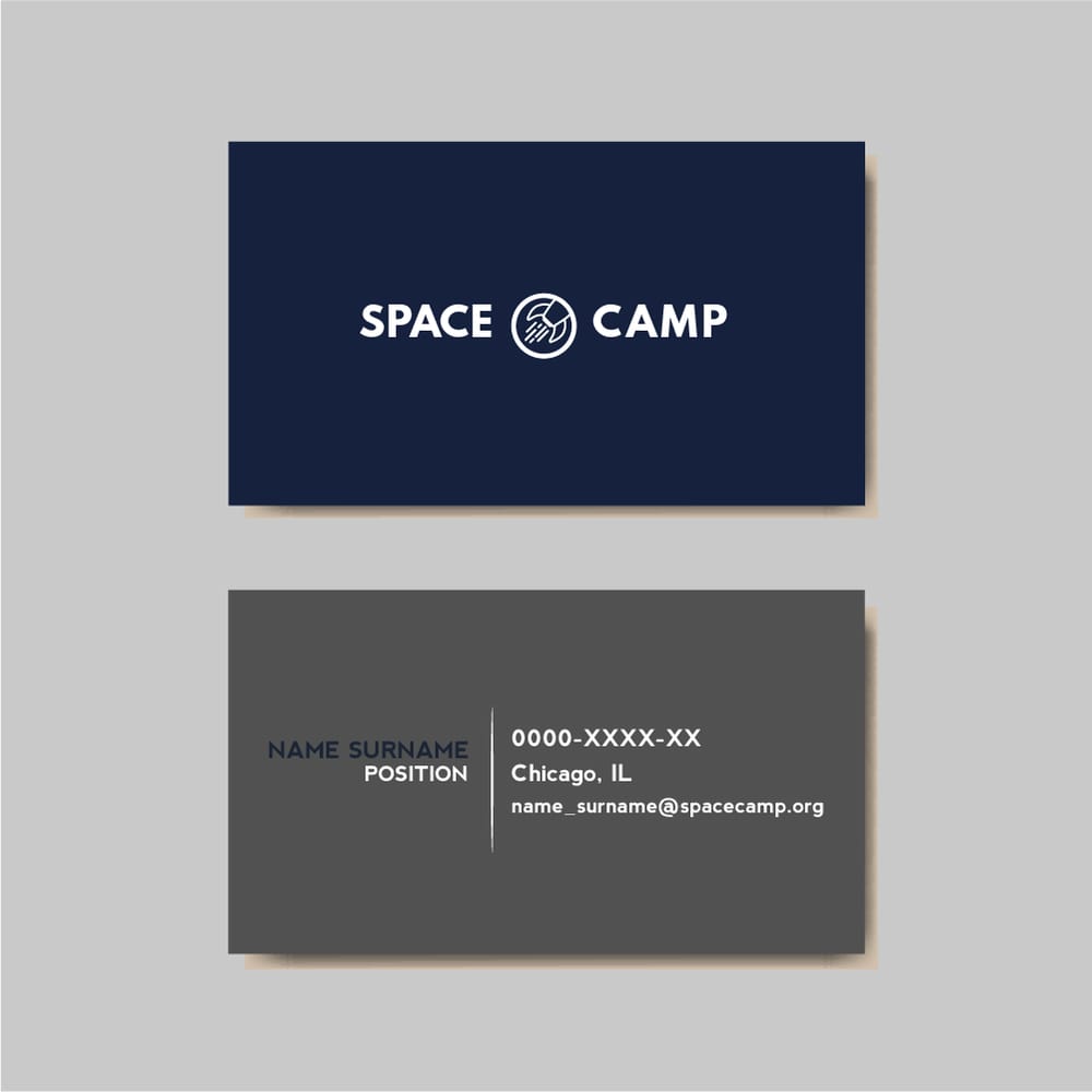 Space Camp sample logo | Skillshare Student Project