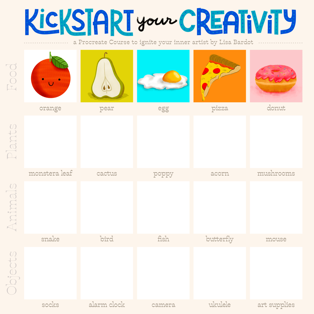 Kickstart Your Creativity - Week 1! | Skillshare Student Project