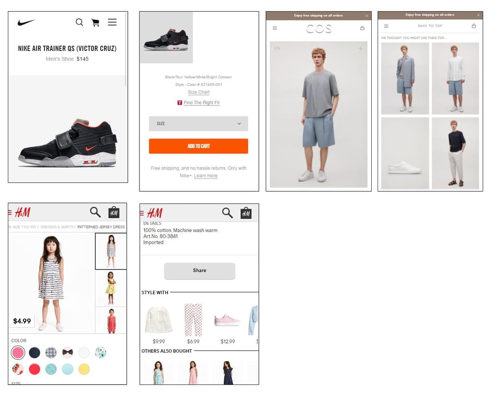 Mobile shopping app UI design - Vans | Skillshare Student Project