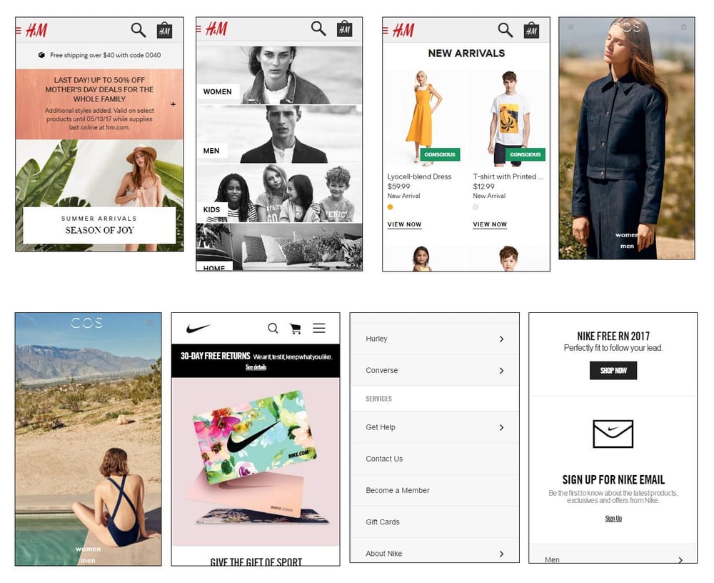 Mobile shopping app UI design - Vans | Skillshare Student Project