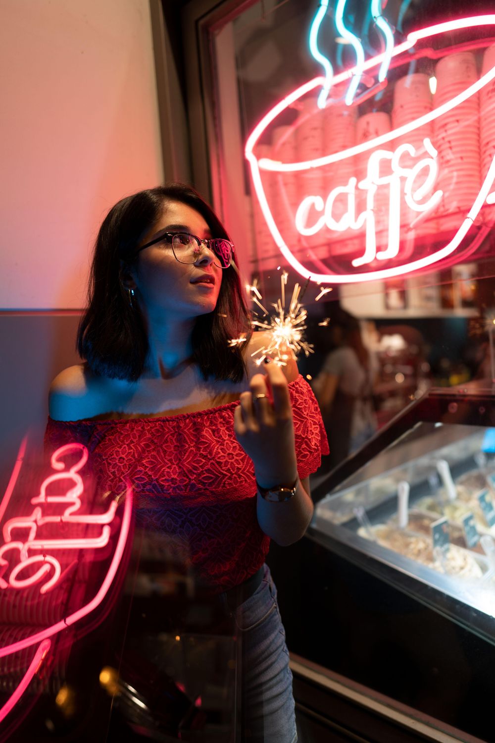 My neon before & after | Skillshare Student Project