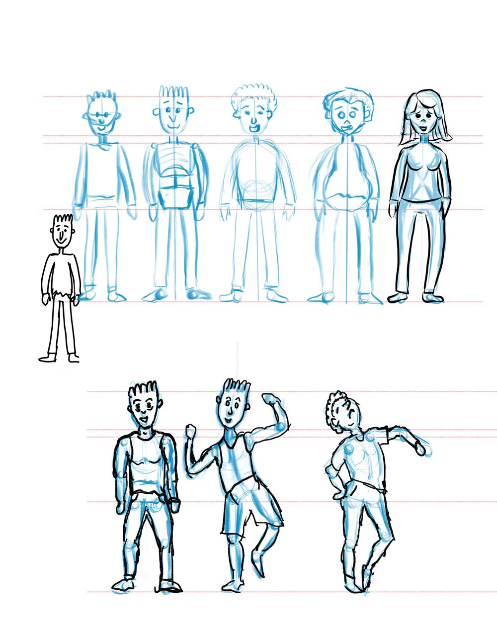 bodies and poses | Skillshare Student Project