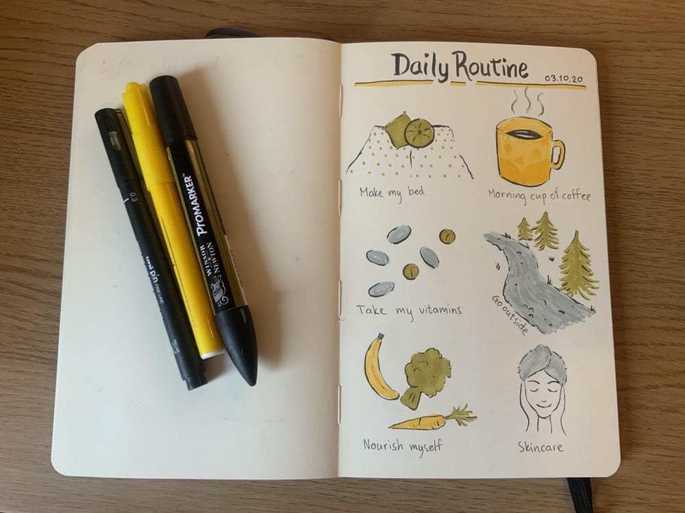Illustrated journaling | Skillshare Student Project