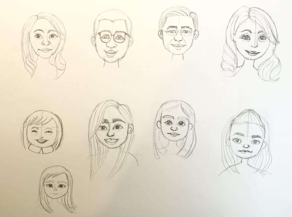 Character Design Faces | Skillshare Student Project