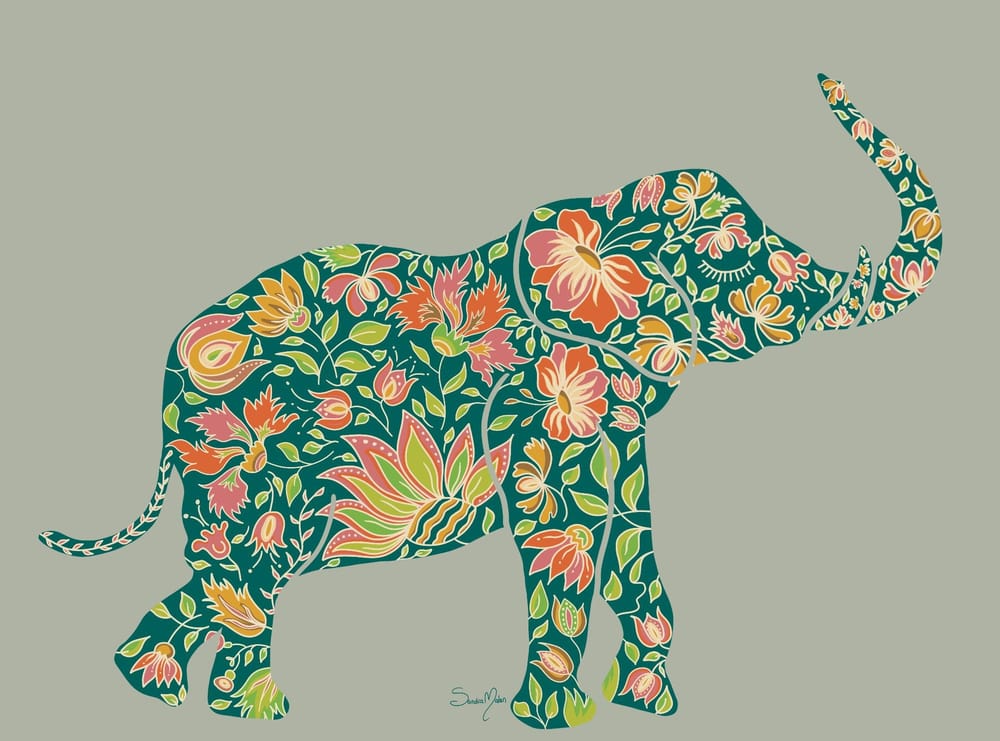 Draw Floral Animal Silhouettes in Procreate | Skillshare Student Project