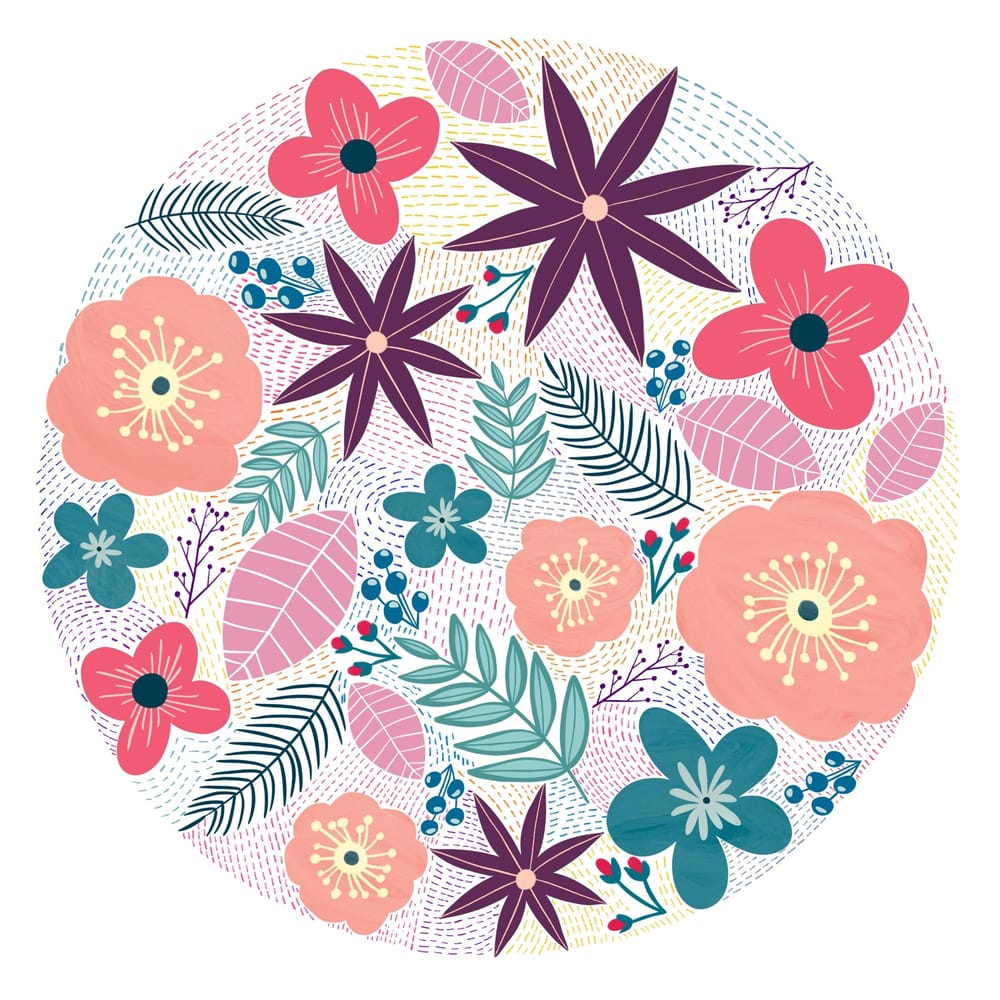 Floral Circle | Skillshare Student Project