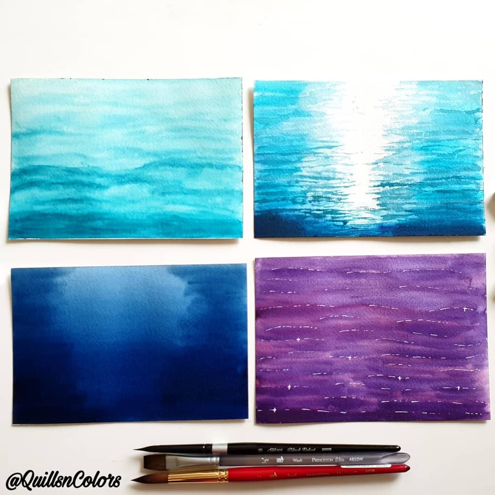 Water study with watercolor | Skillshare Student Project