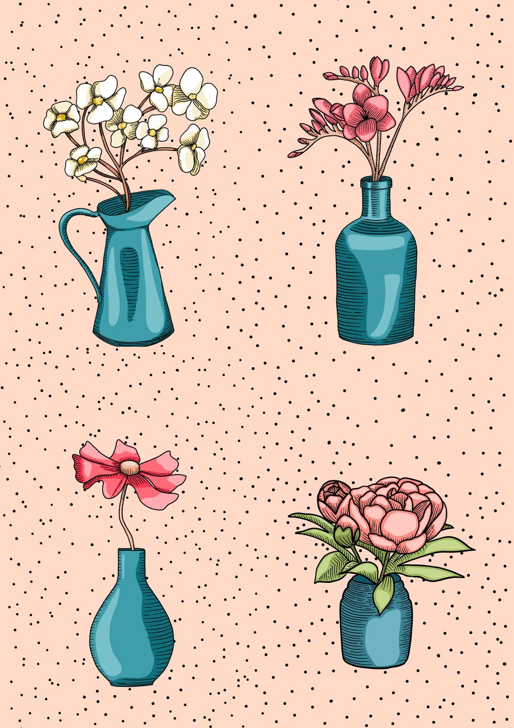 Class Project- flowers in vases | Skillshare Student Project