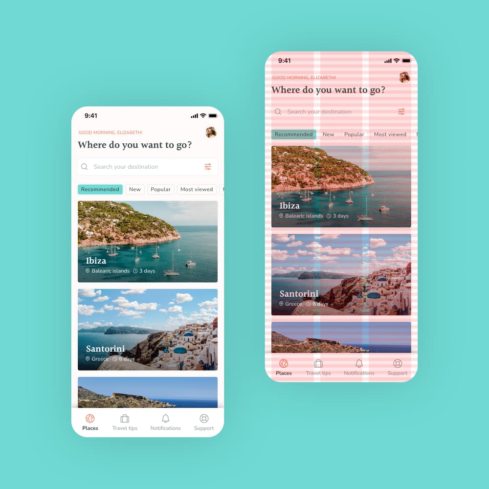 Practice with grids on Figma | Skillshare Student Project