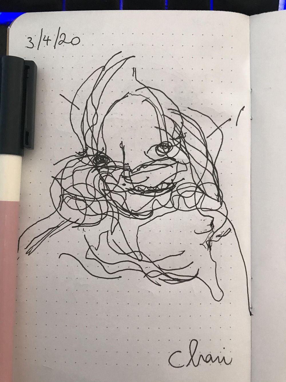 Blind Contour Drawings - drawing with friends | Skillshare Student Project