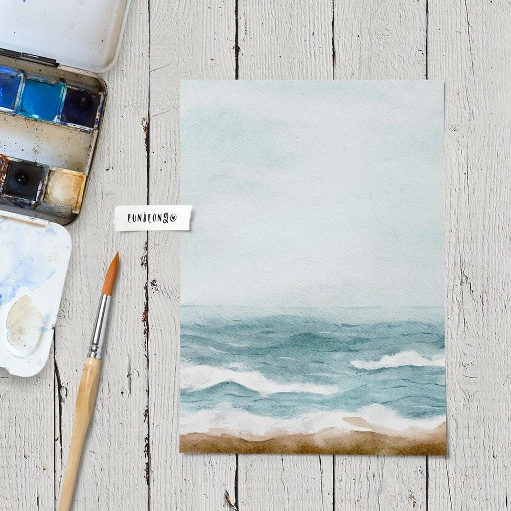 Watercolor Ocean | Skillshare Student Project