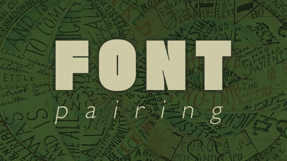 Three Font Combinations | Skillshare Student Project