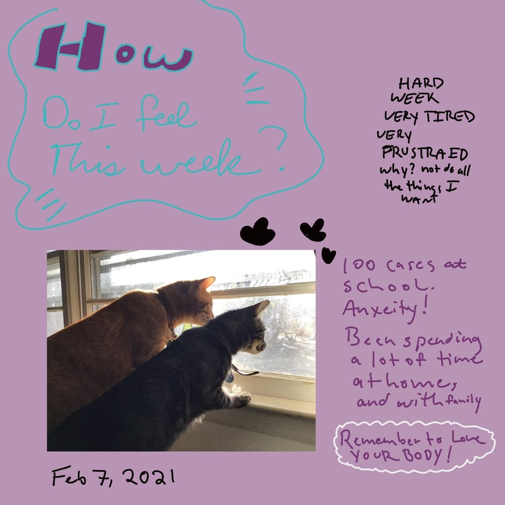 How do I feel this week? Prompt one! | Skillshare Student Project