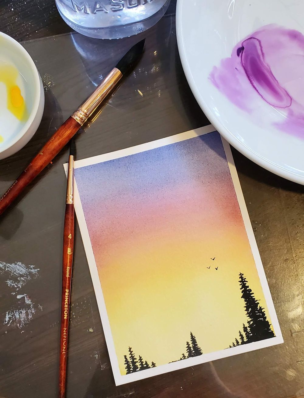 Sunset Gradient | Skillshare Student Project