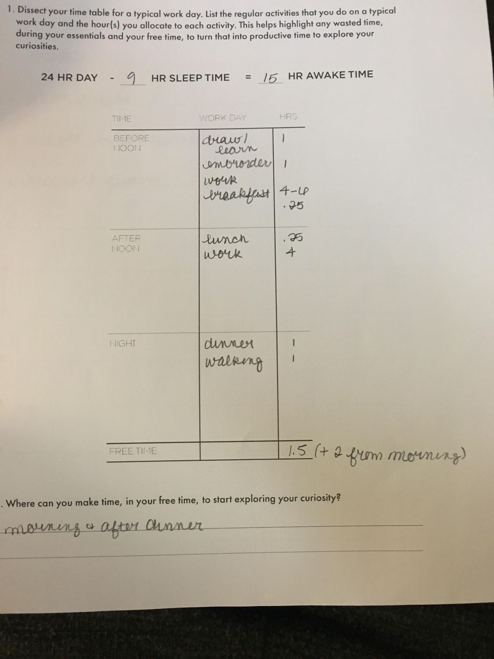 Class Workbook | Skillshare Student Project