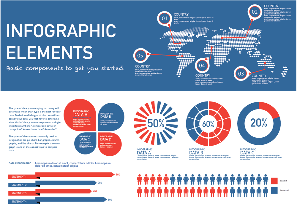 Infographic elements | Skillshare Student Project