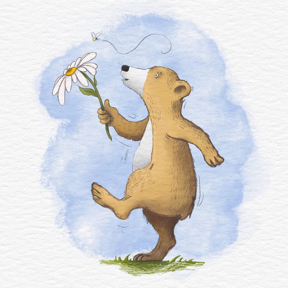 My Bear Cub Illustration | Skillshare Student Project