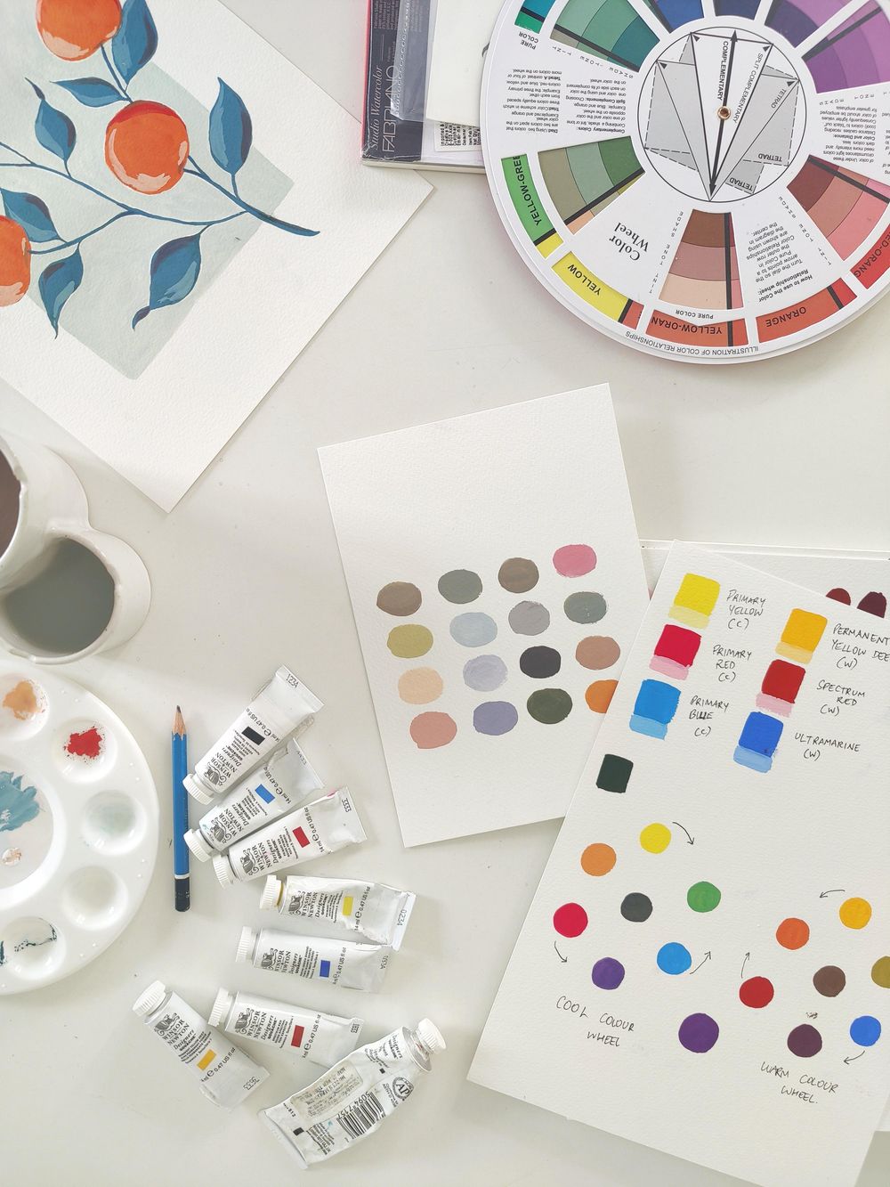 Colour Mixing and Harmony - SAMPLE PROJECT | Skillshare Student Project