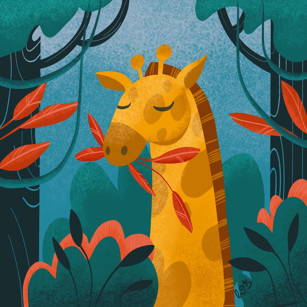 Jungle vibes Procreate class | Skillshare Student Project